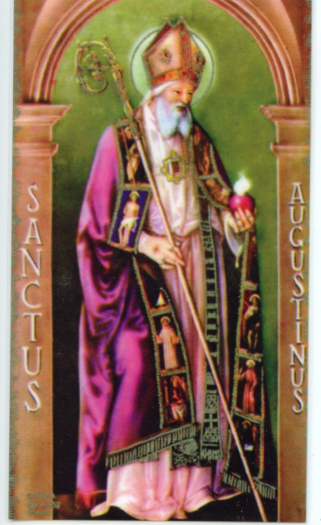 ST. AUGUSTINE - Holy Card - Prayer Card -pack of 25 - Etsy