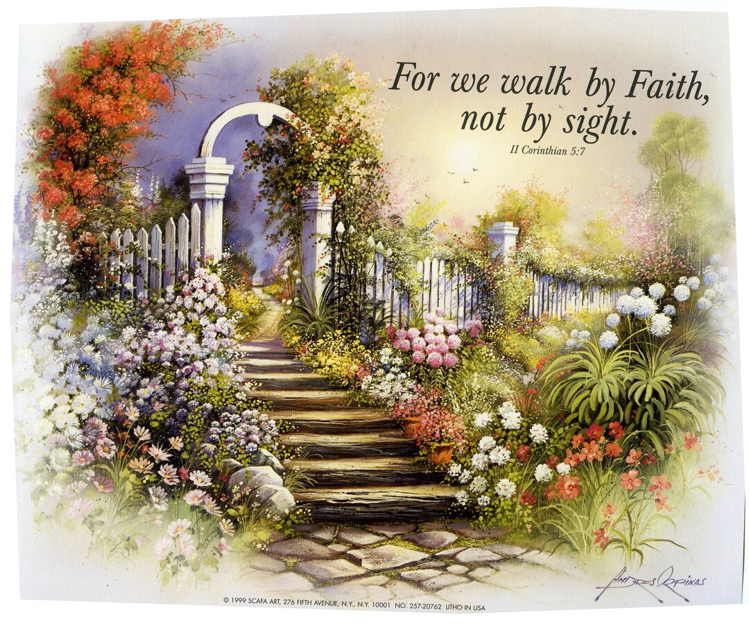 Faith Catholic Picture Print - Etsy