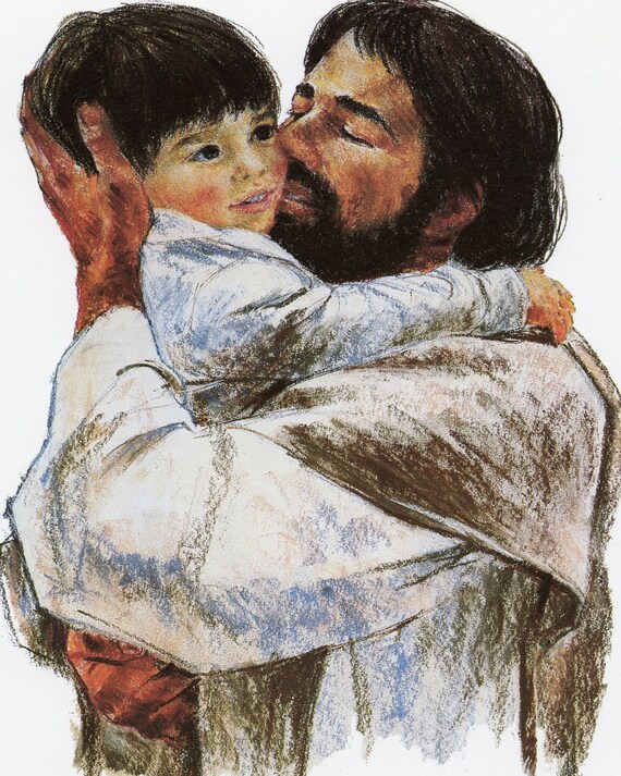 JESUS AND CHILD 76 Catholic Picture Print - Etsy