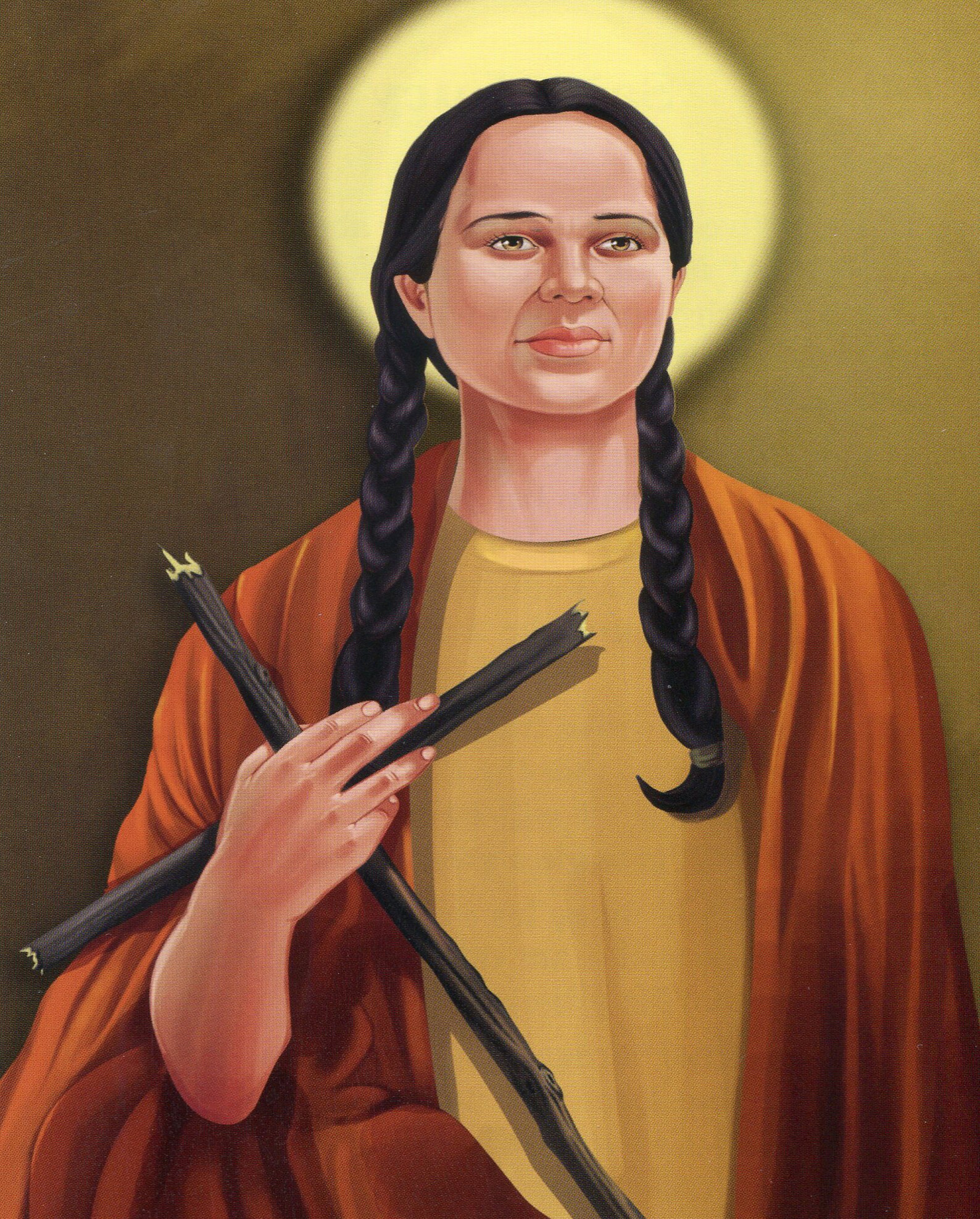 St Kateri Tekakwitha N Catholic Picture Print - Etsy