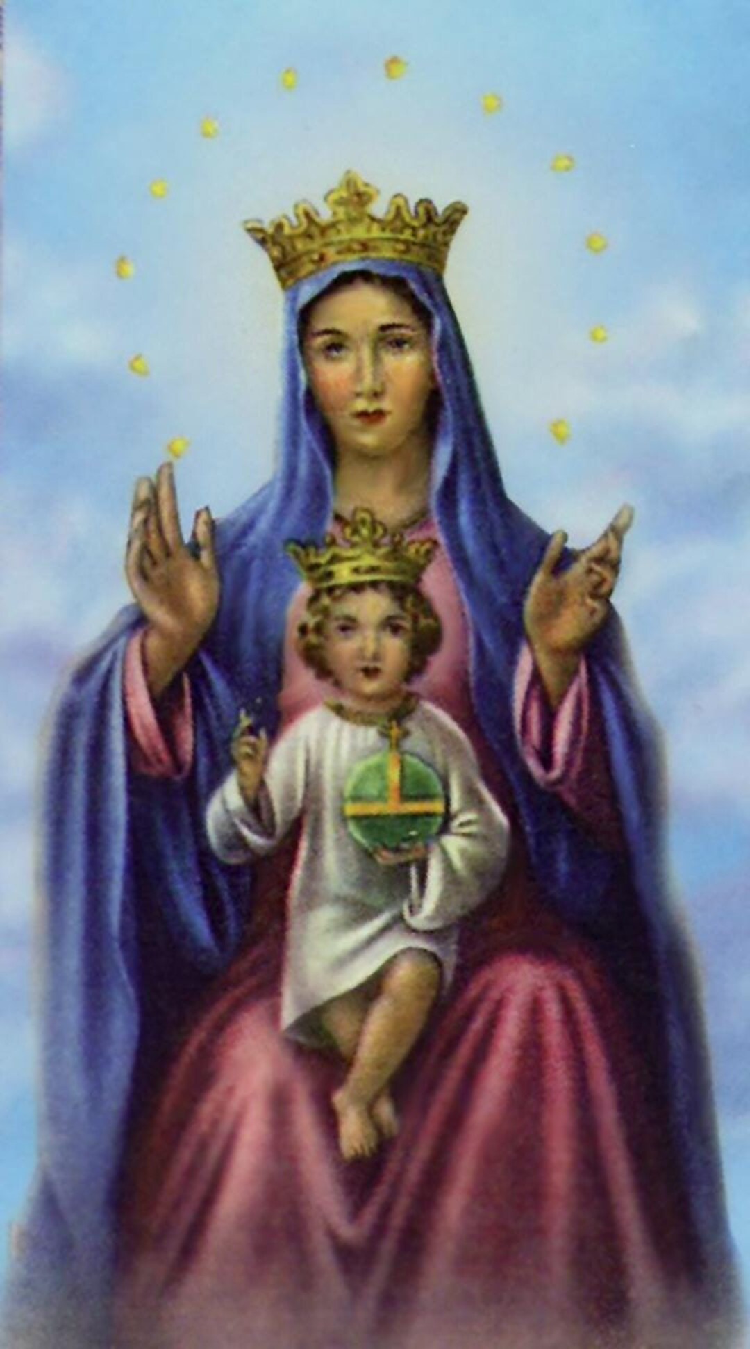 Hail Holy Queen A - Holy Card - Prayer Card -pack of 25 - Etsy