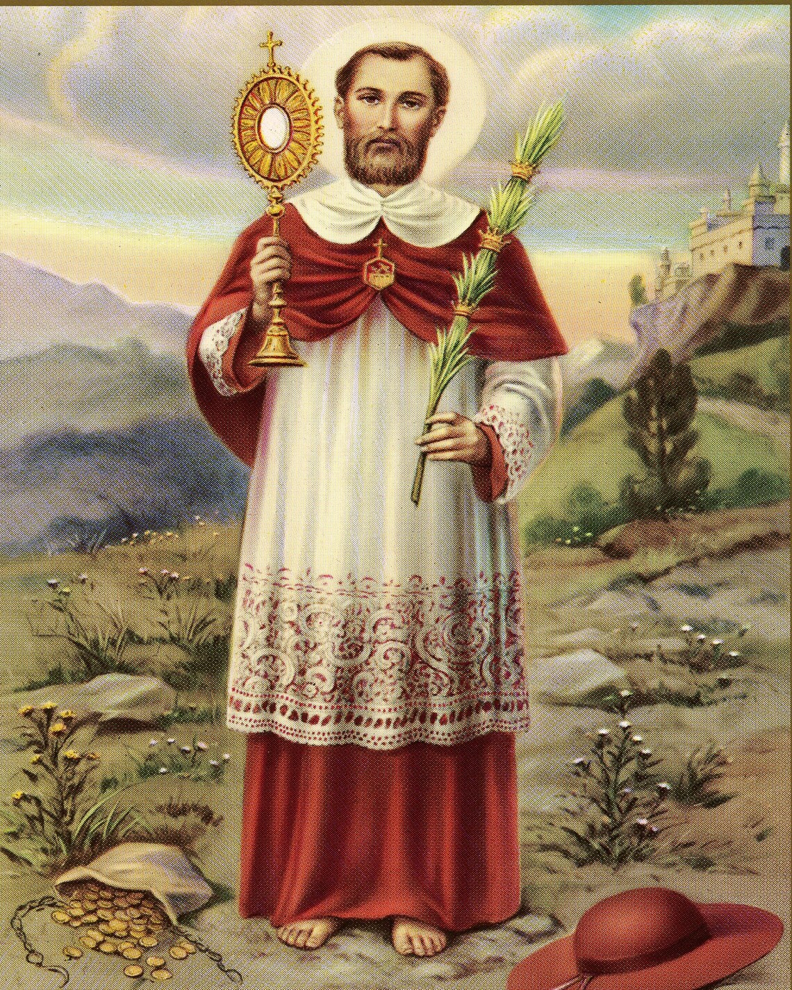 ST. RAMON Catholic picture print | Etsy