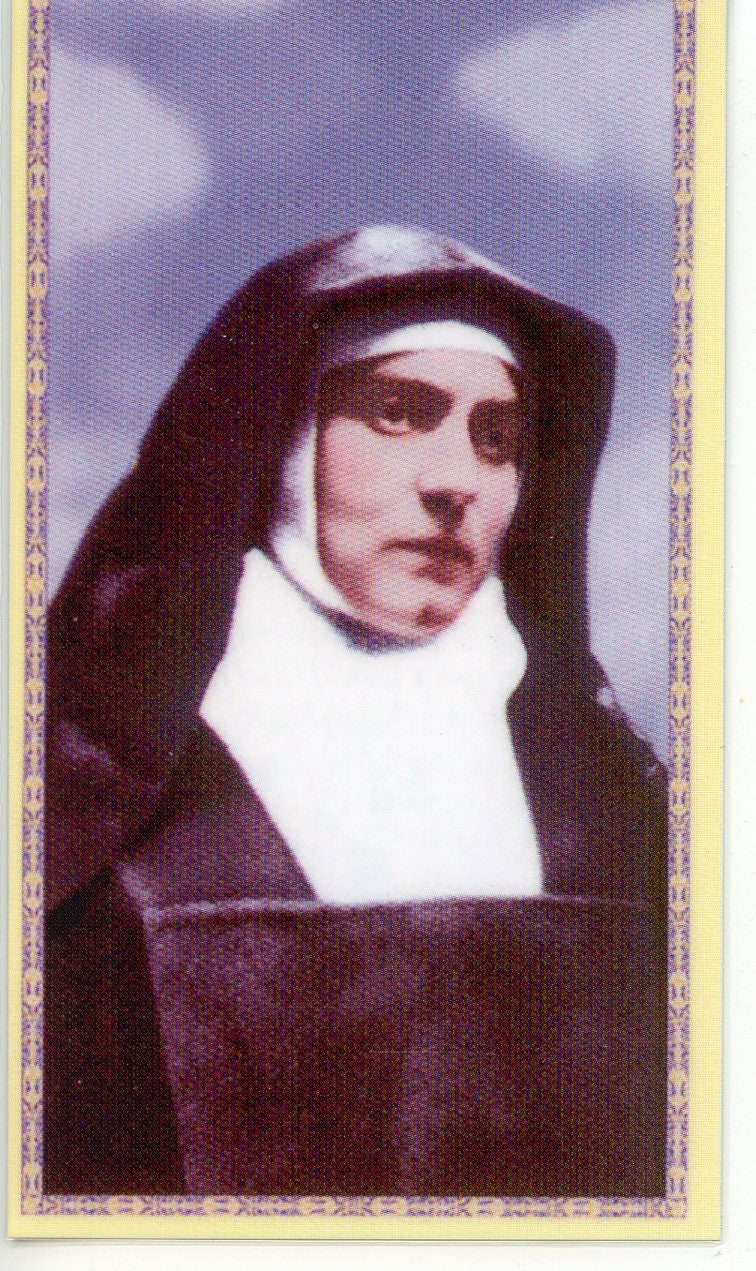 ST. EDITH STEIN - Relic Holy Card - Blessed by Pope Francis - Etsy