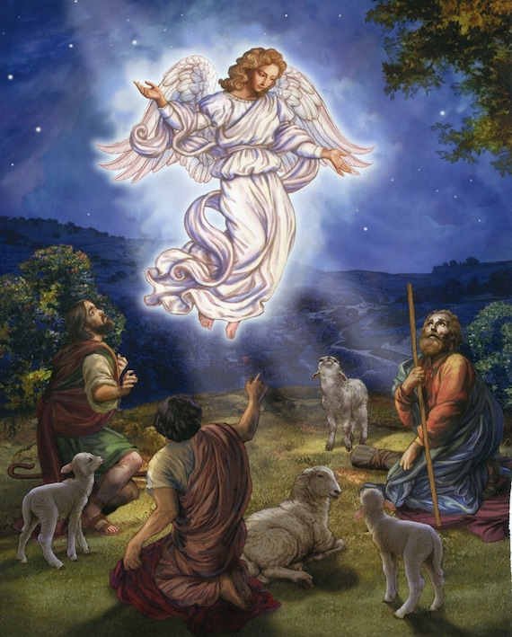 Angel Appears To Shepherds