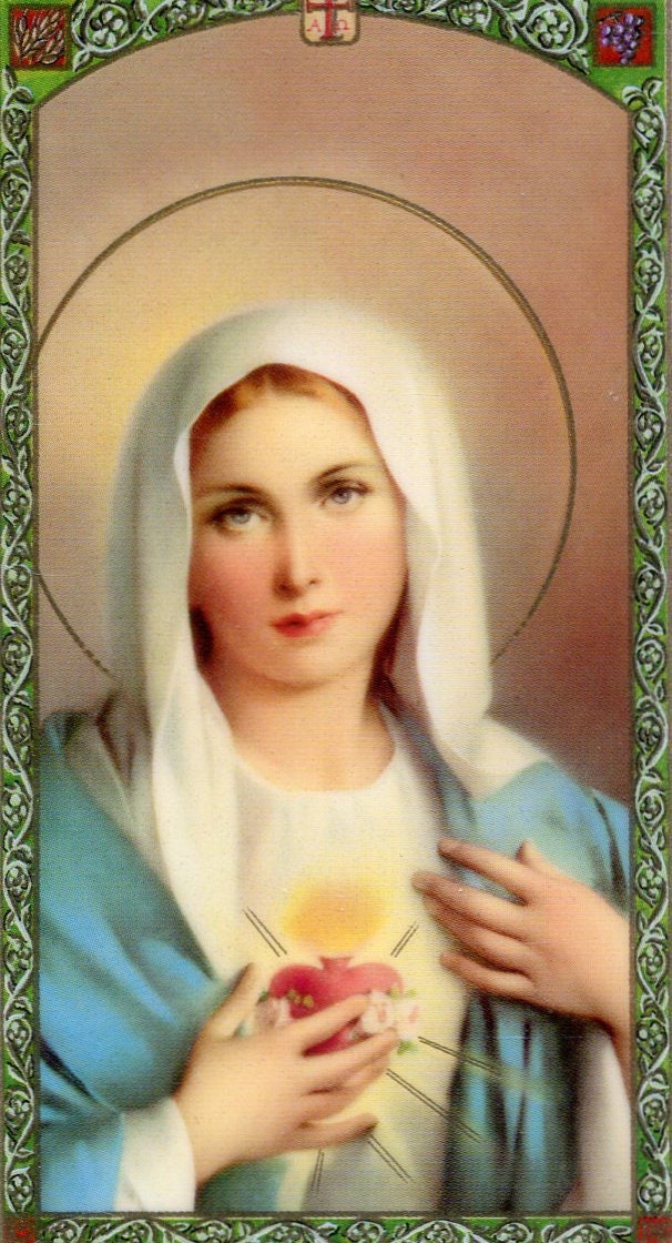 Ave Maria N Holy Card Prayer Card pack of 25 | Etsy