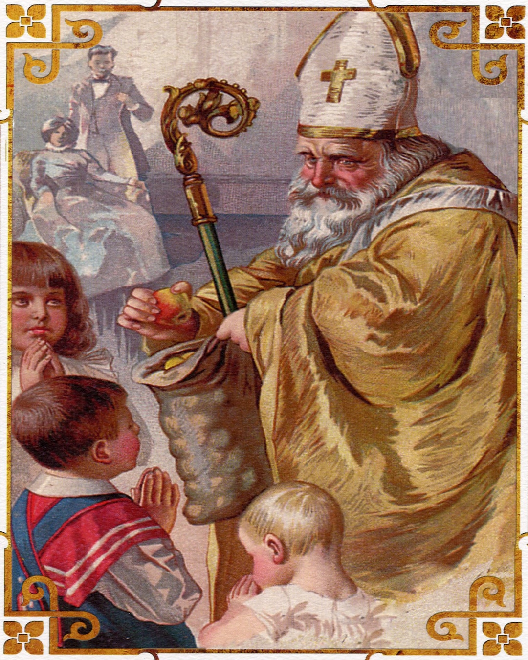 ST. NICHOLAS Catholic Picture Print - Etsy