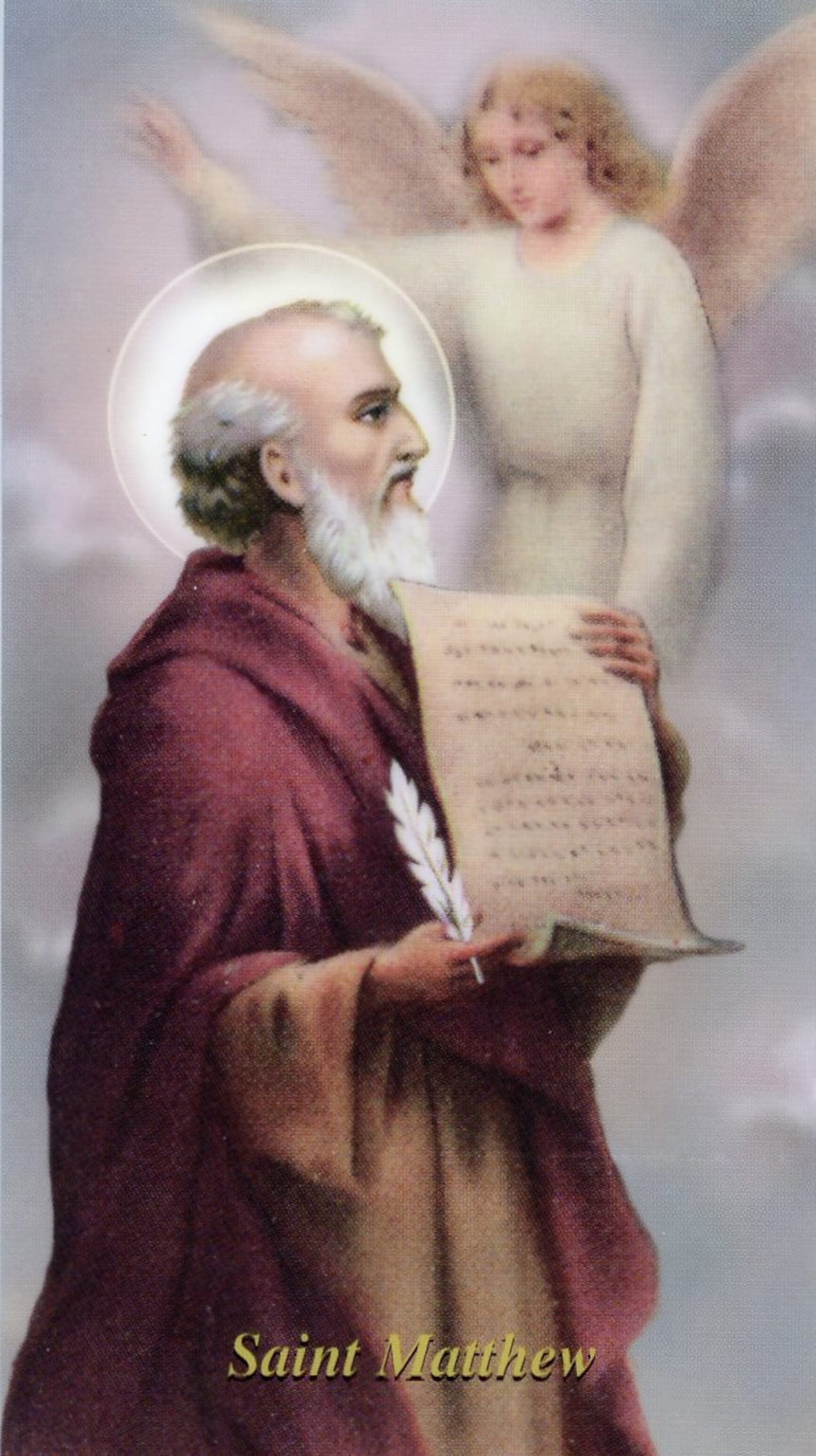 ST. MATTHEW Holy Card Prayer Card pack of 25 | Etsy