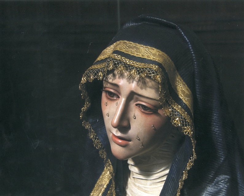 Our Lady of the Tears R Catholic Picture Print - Etsy