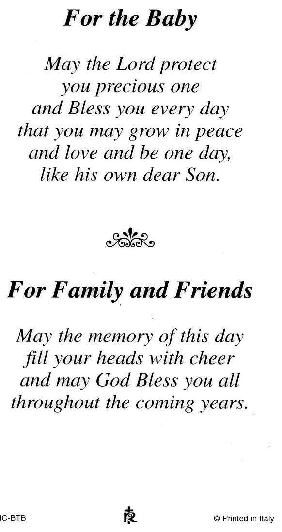 Baby Boy Baptism Holy Card Prayer Card pack of 25 - Etsy