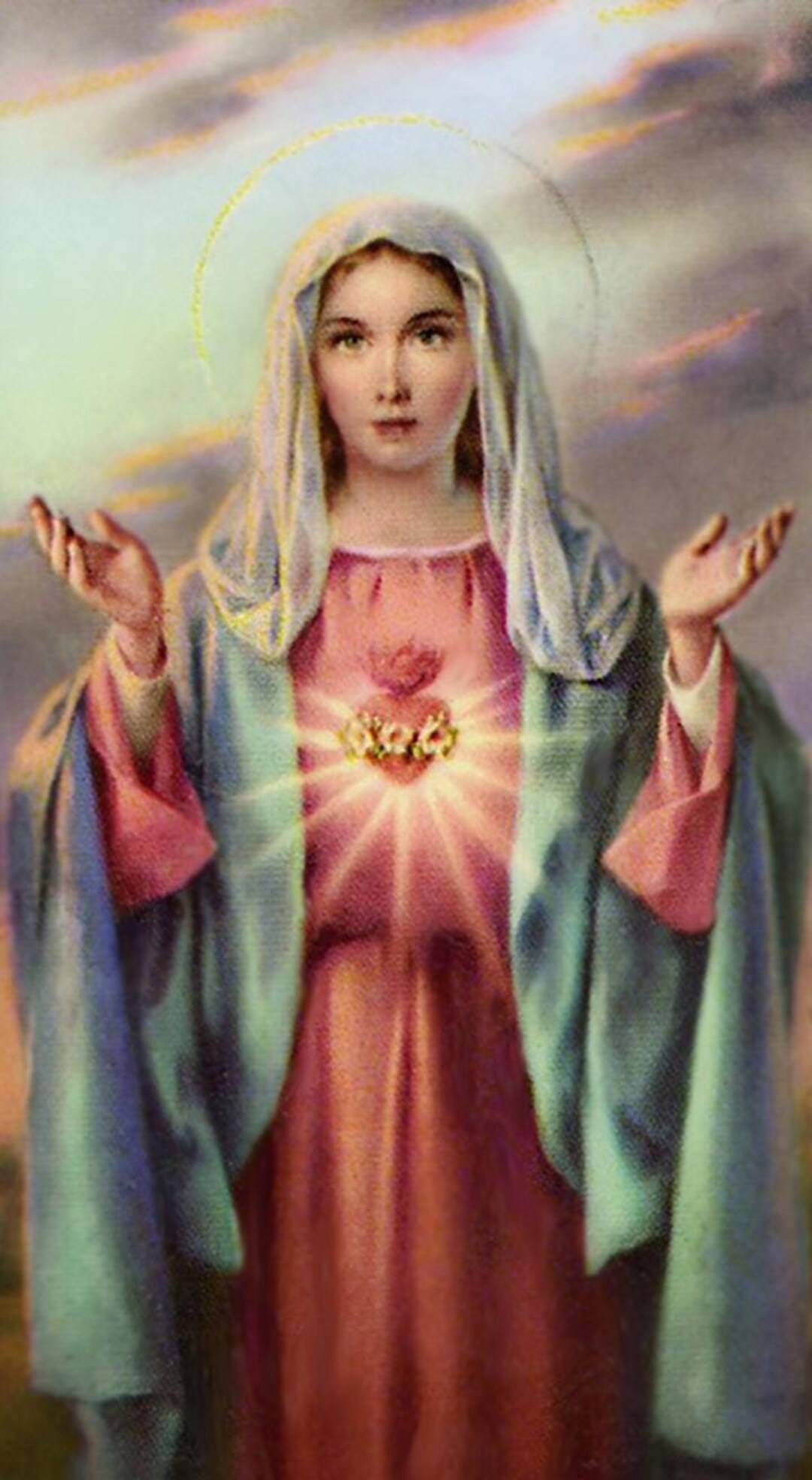 Novena Prayer to the IHM A - Holy Card - Prayer Card -pack of 25 - Etsy