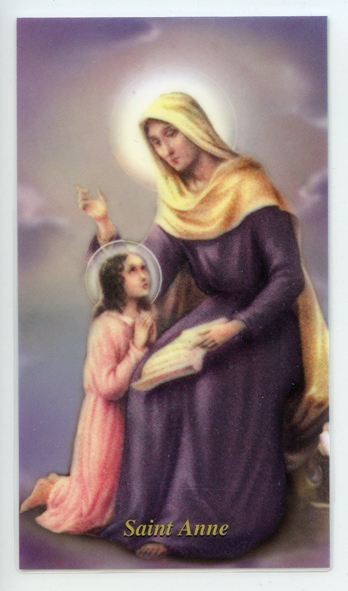 ST. ANN 1 Holy Card Prayer Card pack of 25 - Etsy