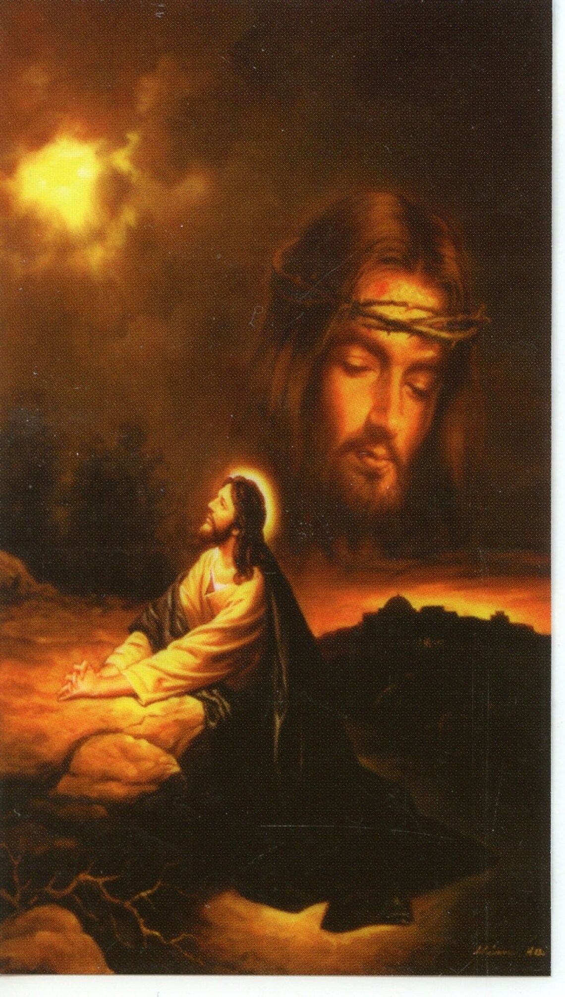 Crown of Thorns Prayer - Holy Card - Prayer Card -pack of 25 - Etsy