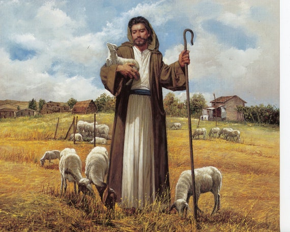 GOOD SHEPHERD 10 Catholic Picture Print | Etsy