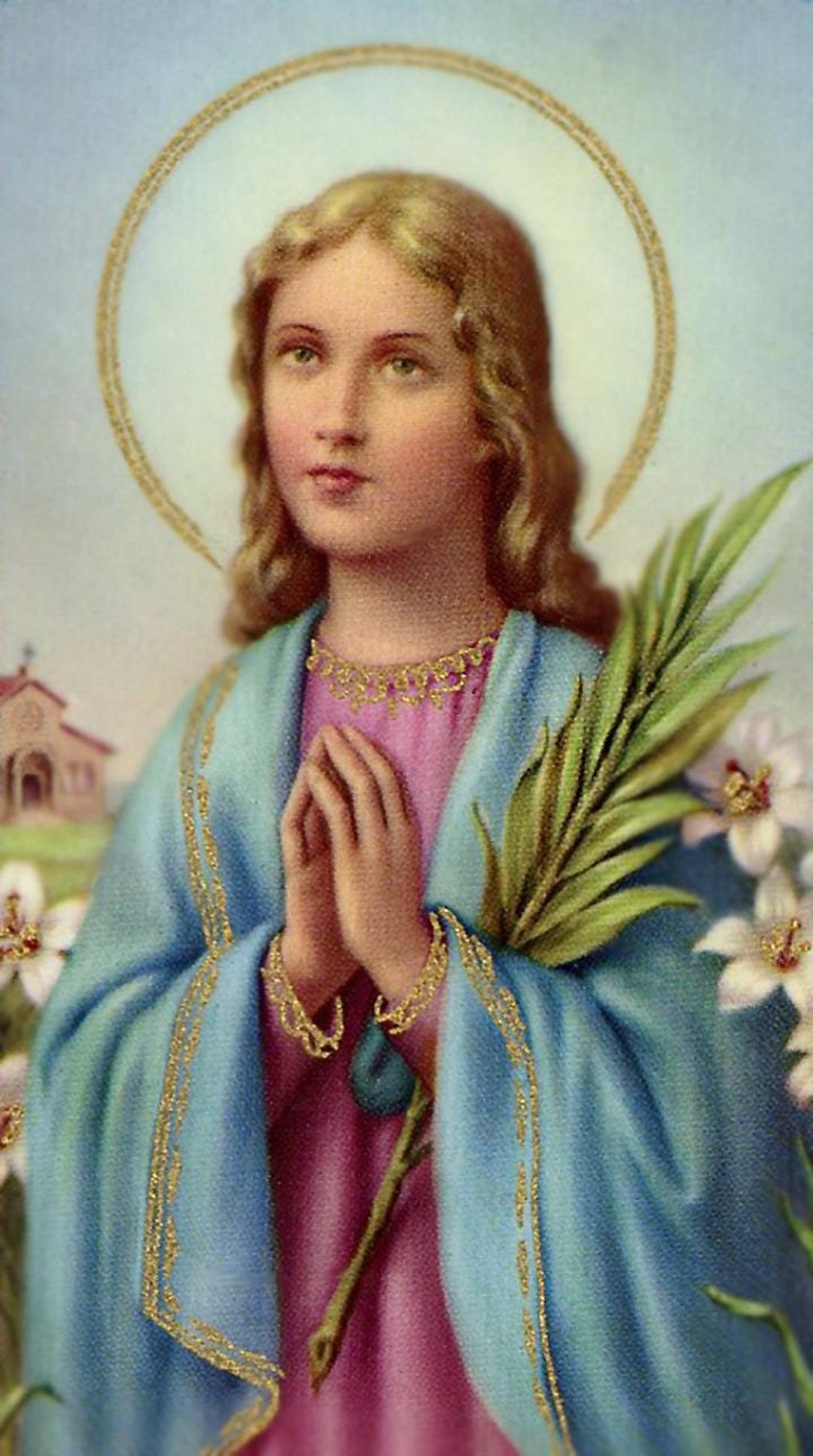 Prayer to St. Maria Goretti A - Holy Card - Prayer Card -pack of 25 - Etsy