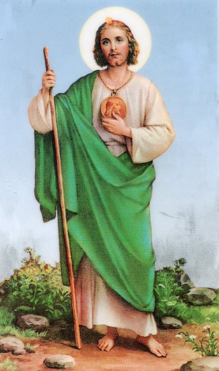 Novena to St. Jude N Holy Card Prayer Card pack of 25 - Etsy