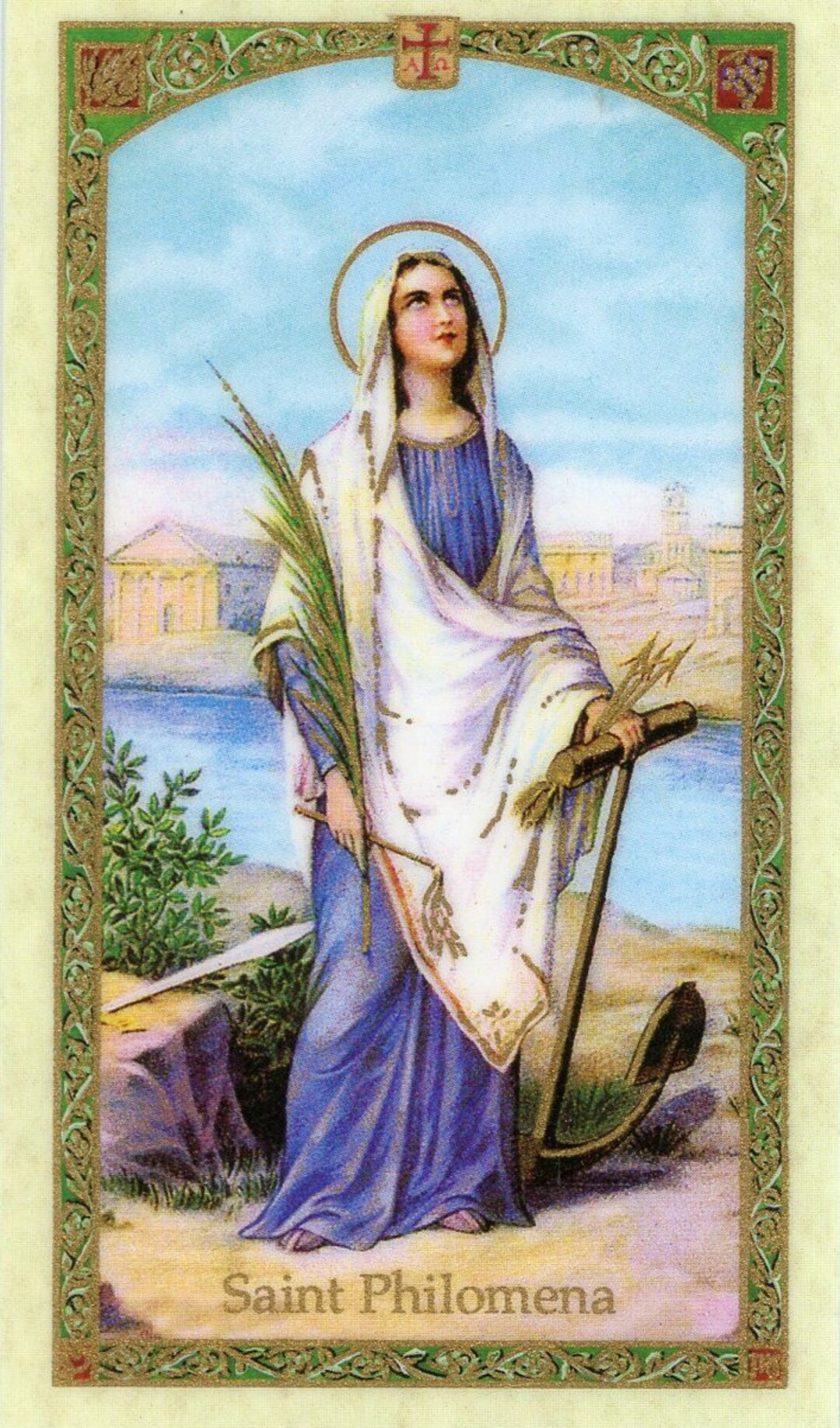 Prayer to St. Philomena U - Holy Card - Prayer Card -pack of 25 - Etsy