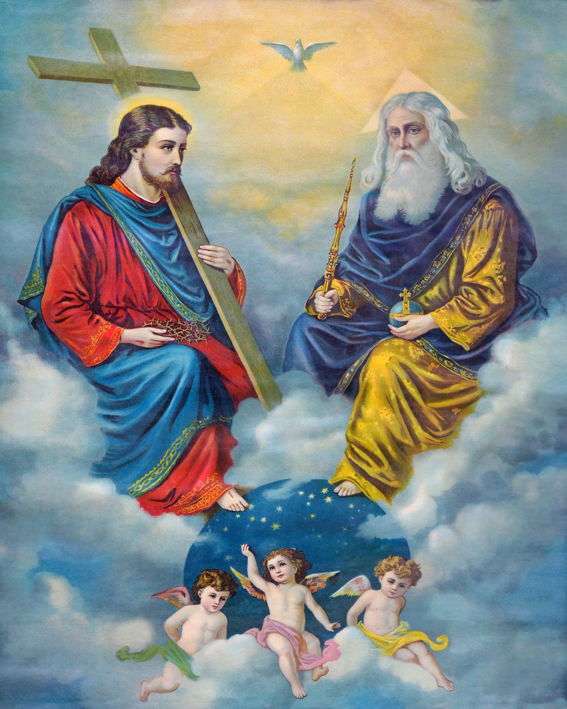 THE HOLY TRINITY Sh1 Catholic Picture Print - Etsy