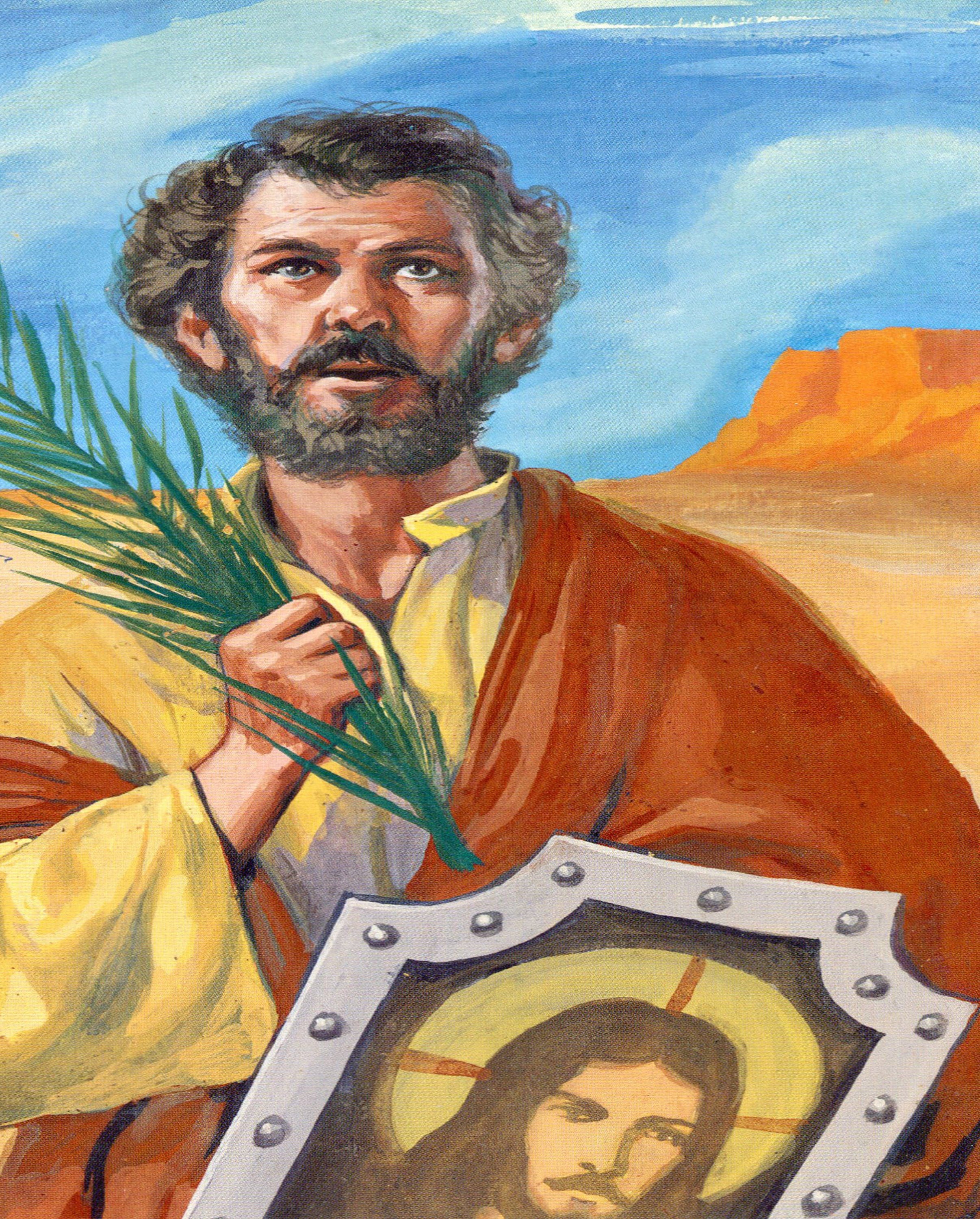 St Jude Thaddeus 2 N Catholic Picture Print Etsy 