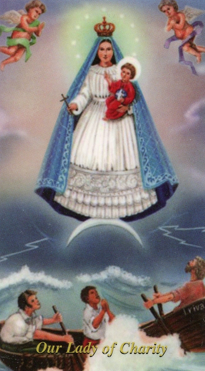 Our Lady Of Charity Holy card Prayer card Pack of 25 | Etsy