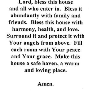 A House Blessing A - Holy Card - Prayer Card -pack of 25 - Etsy