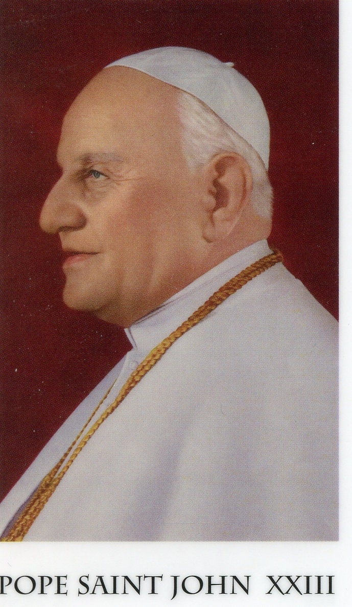 Pope St. John XXIII 1 Holy card Prayer card Pack of 25 | Etsy