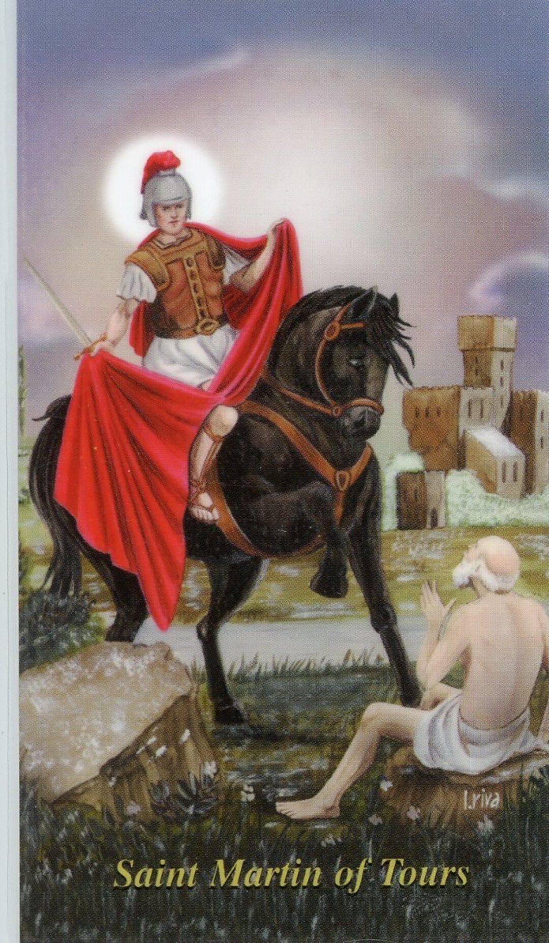 St. Martin of Tours - Holy Card - Prayer Card -pack of 25 - Etsy