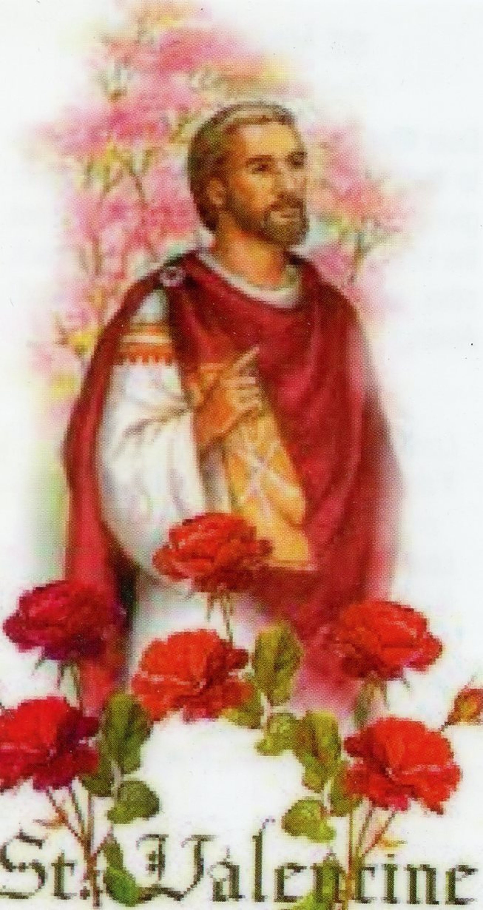 ST. VALENTINE Holy Card Prayer Card pack of 25 | Etsy