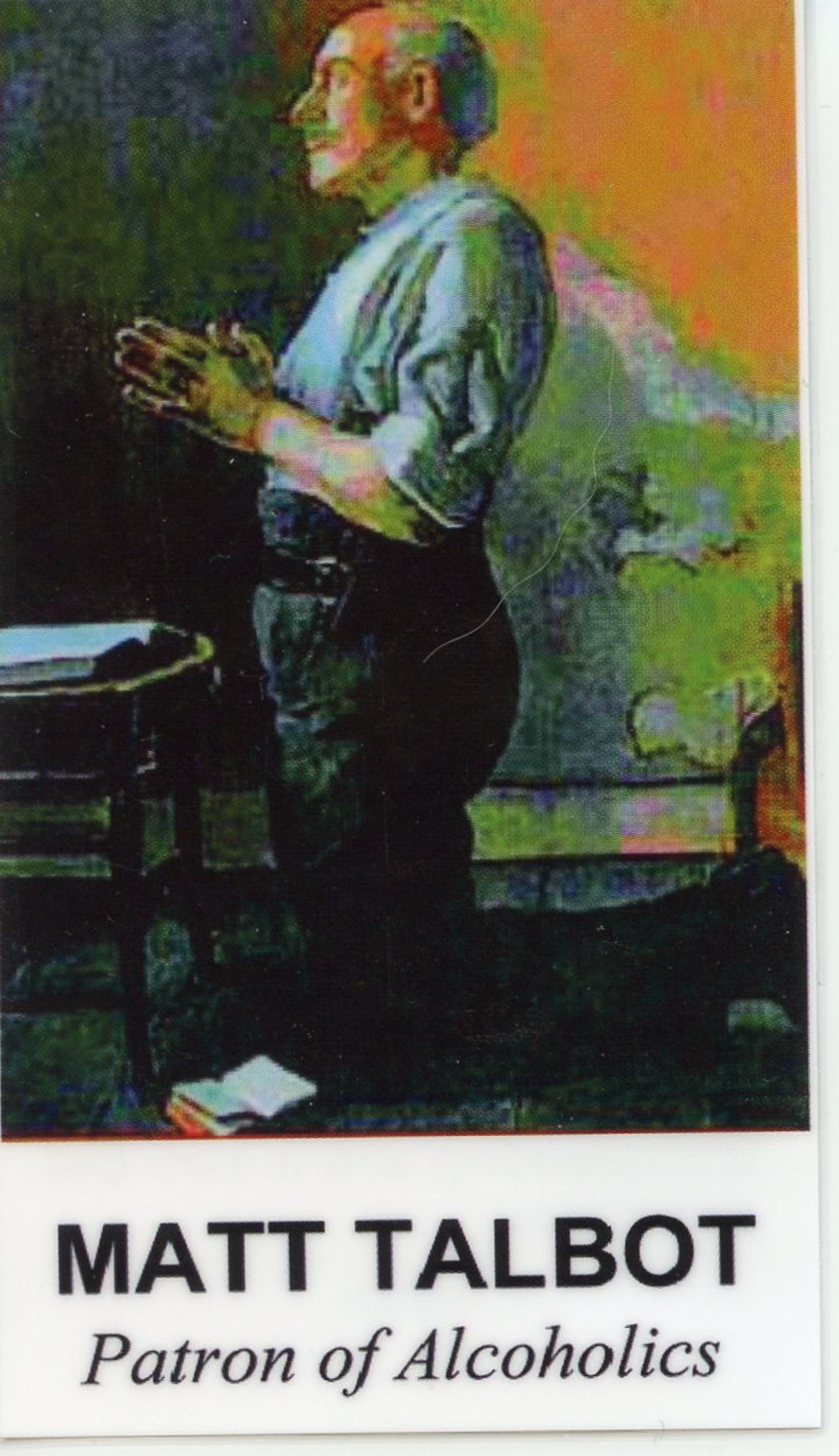 BLESSED MATT TALBOT Holy Card Prayer Card pack of 25 - Etsy