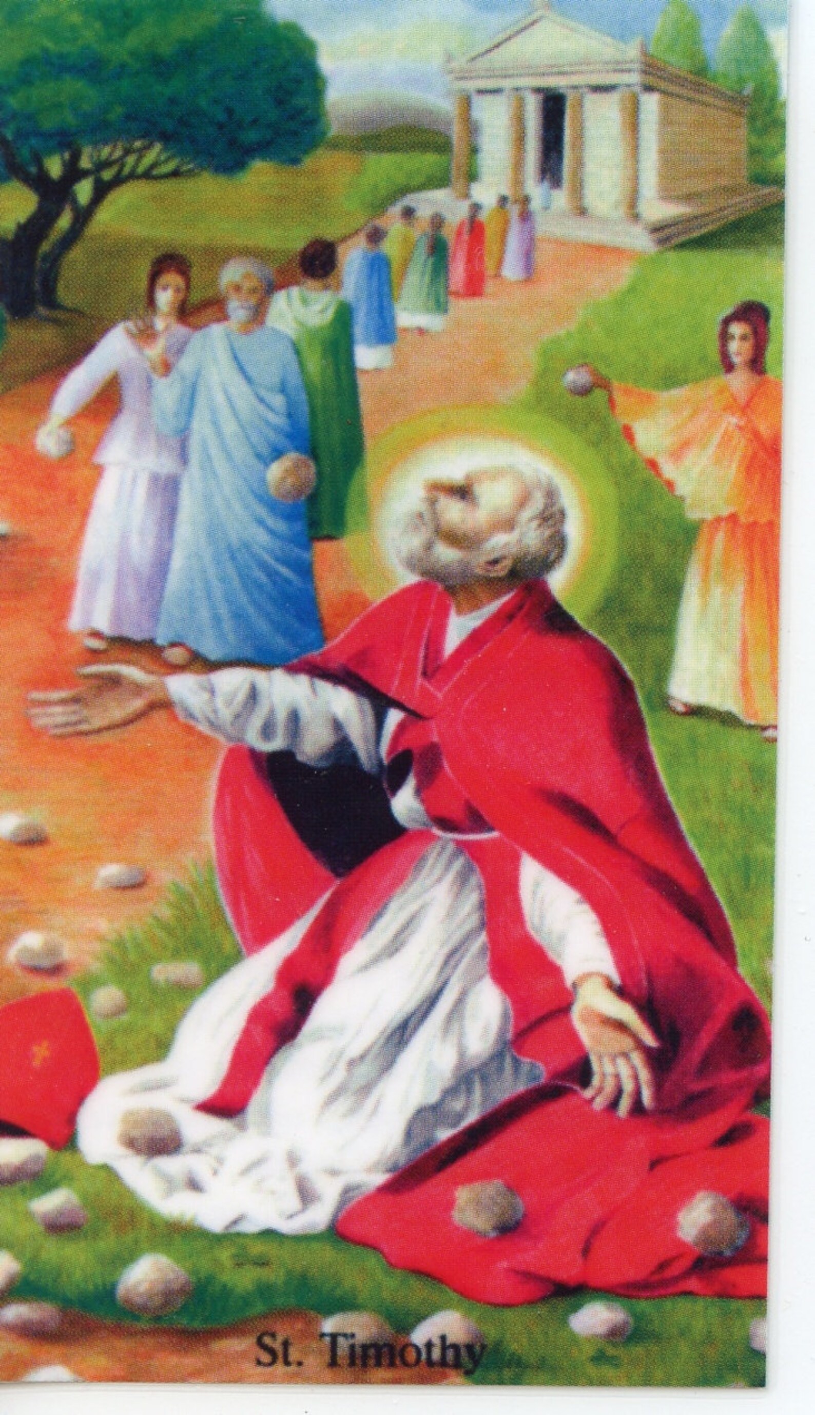 ST. TIMOTHY Holy Card Prayer Card pack of 25 - Etsy