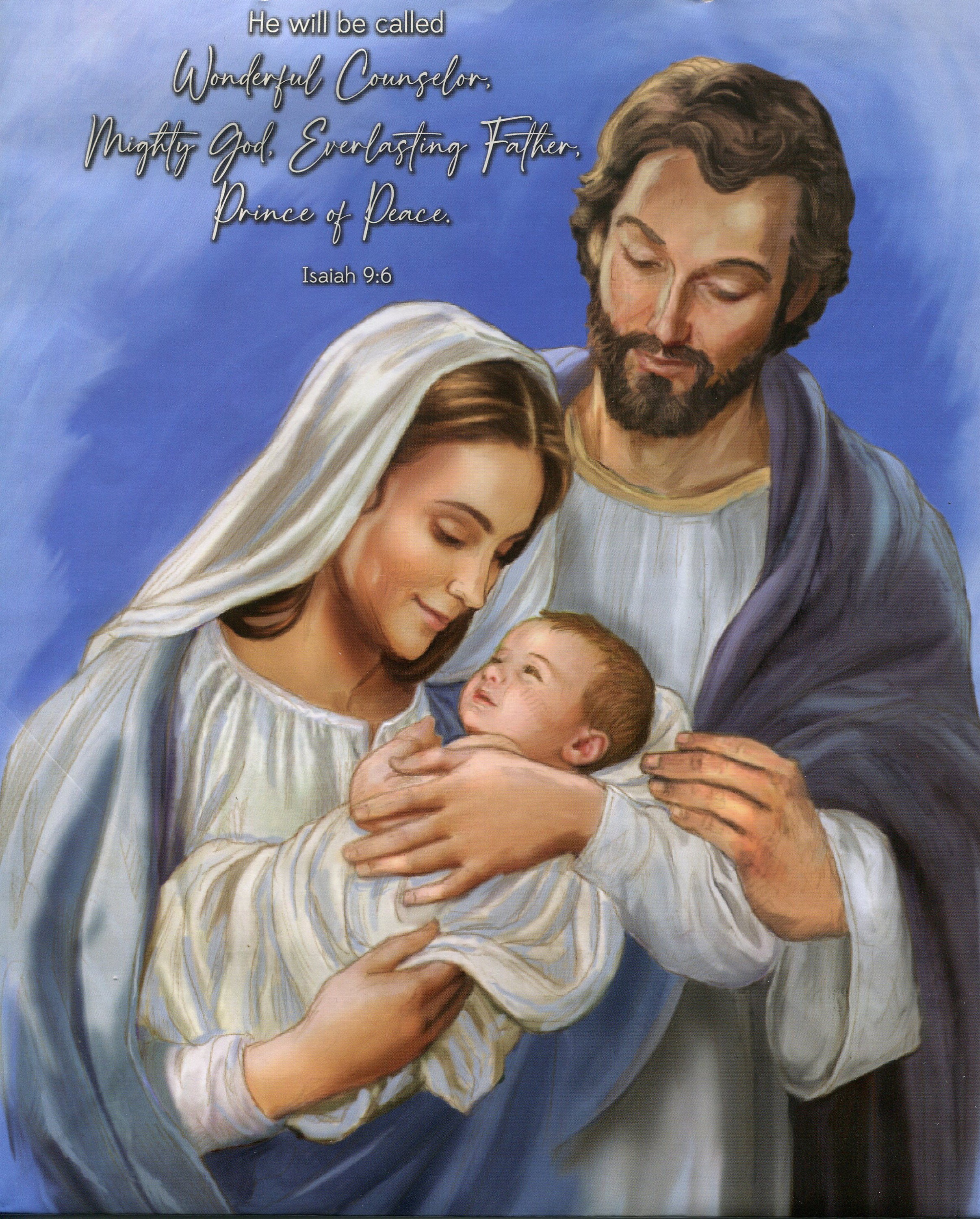 Holy Family 2T Catholic Picture Print - Etsy
