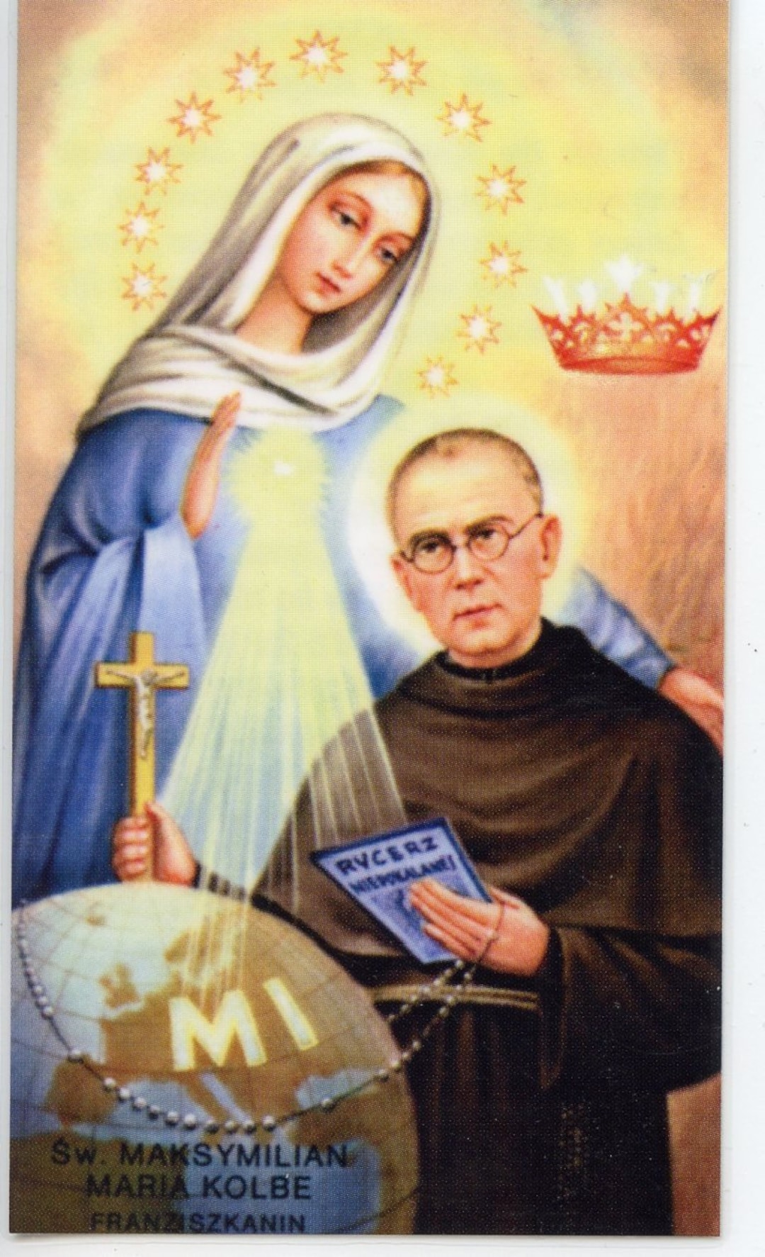 ST. MAXIMILIAN KOLBE - Holy Card - Prayer Card -pack of 25 - Etsy