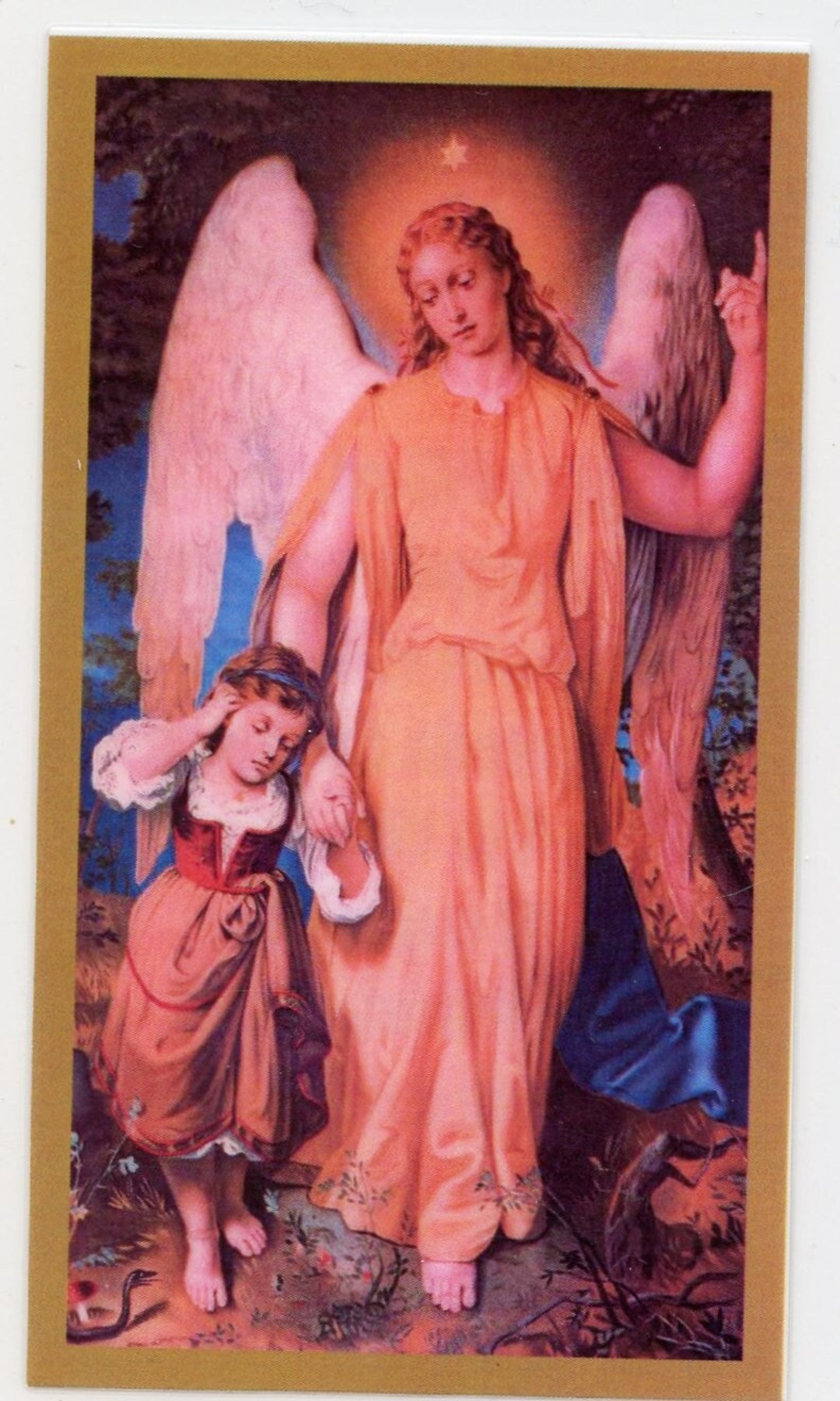 Prayer to Your Guardian Angel (12) U - Holy Card - Prayer Card -pack of ...