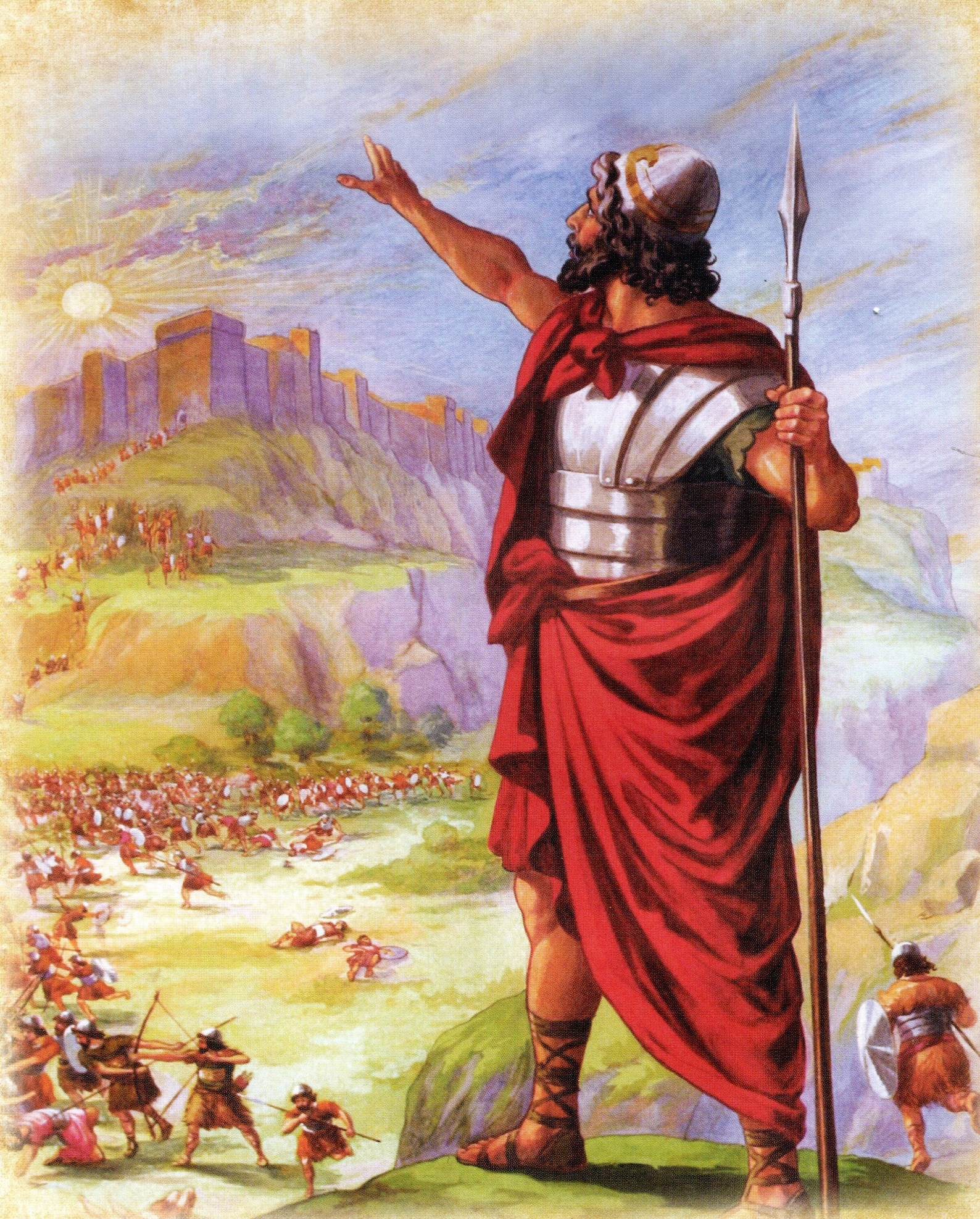 Joshua Commands the Sun T Catholic Picture Print - Etsy