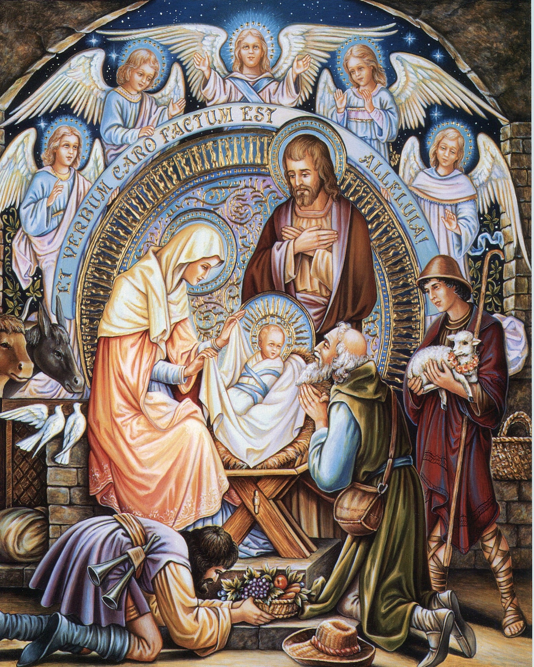 HOLY FAMILY 7 Catholic Picture Print - Etsy