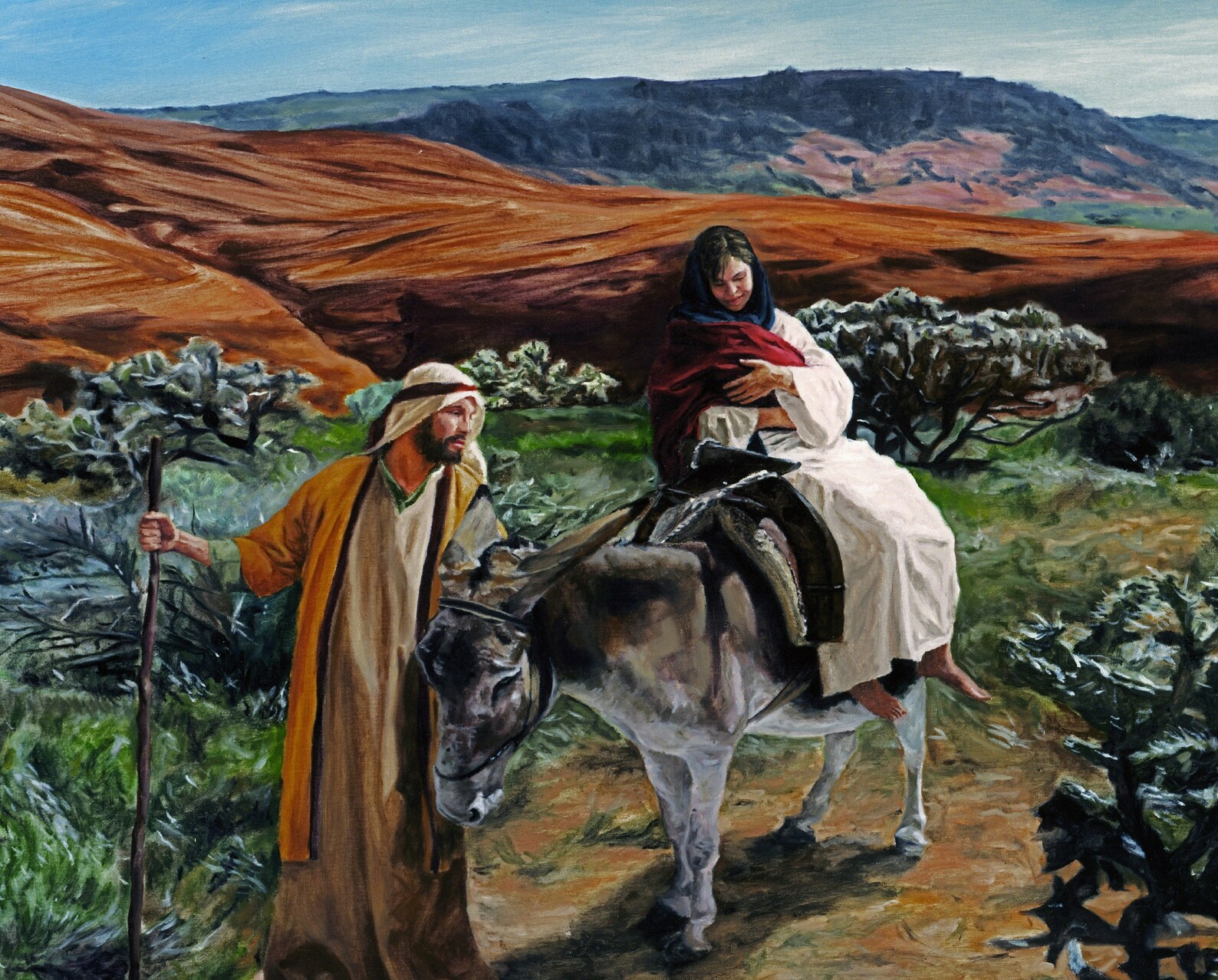 Flight Into Egypt - Catholic Picture - Print - Etsy
