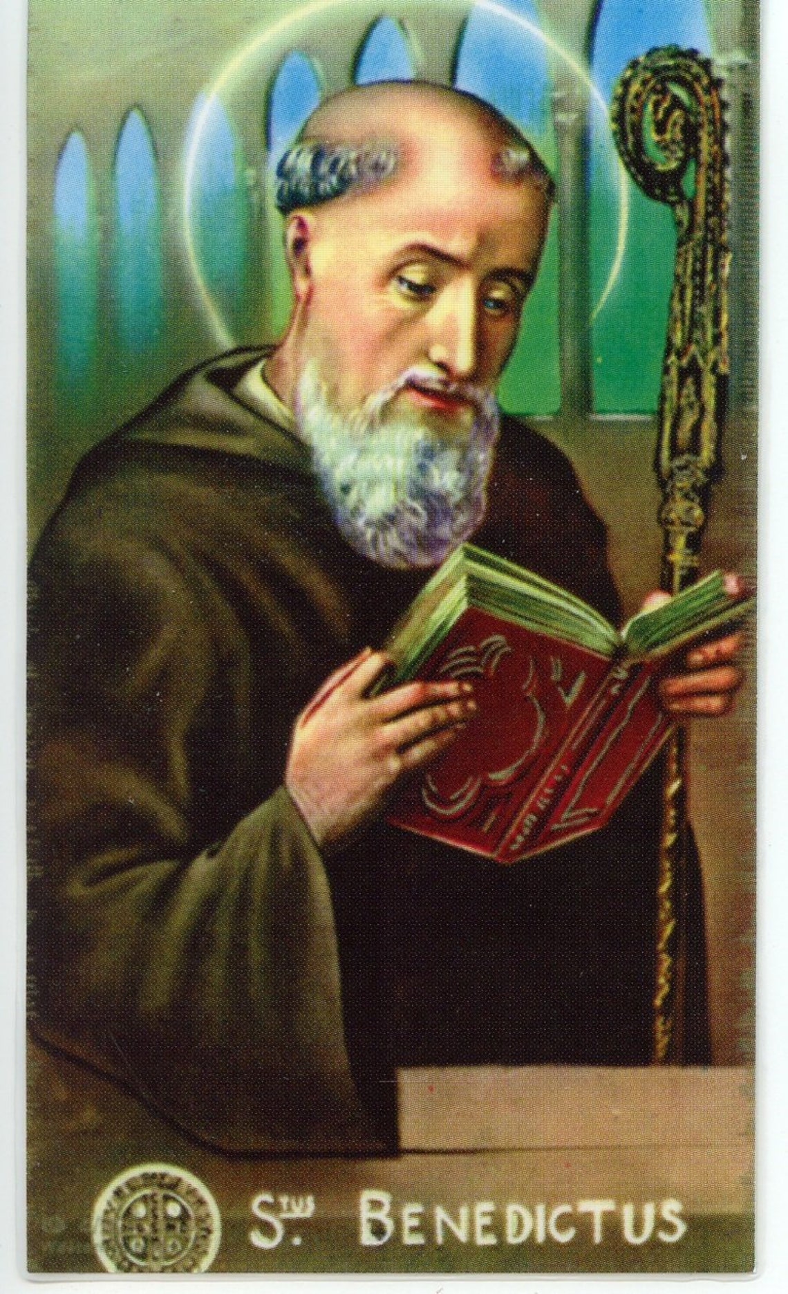 ST. BENEDICT 3 Holy Card Prayer Card pack of 25 - Etsy