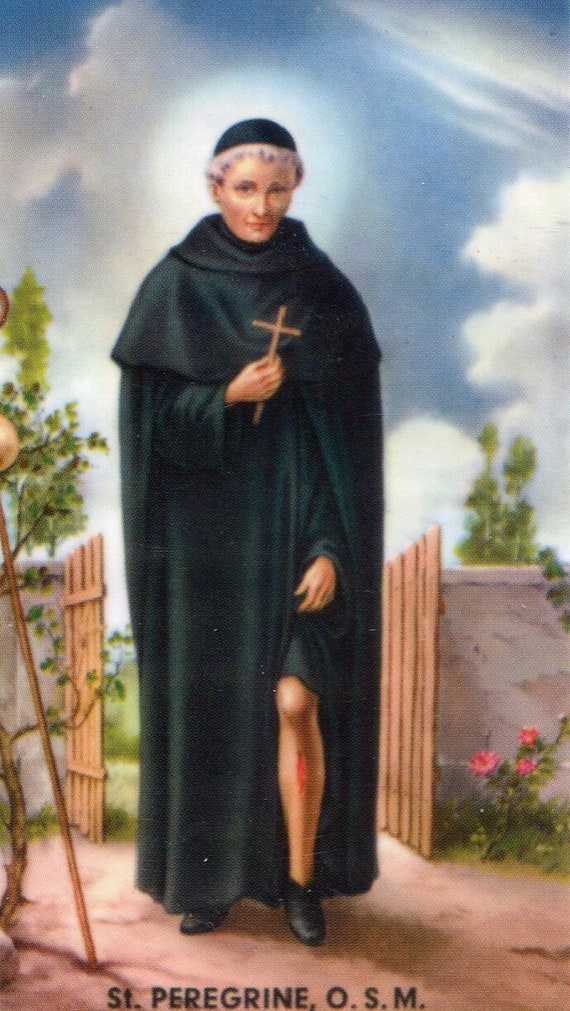 Oracion a San Peregrino N Holy Card Prayer Card pack of - Etsy New Zealand