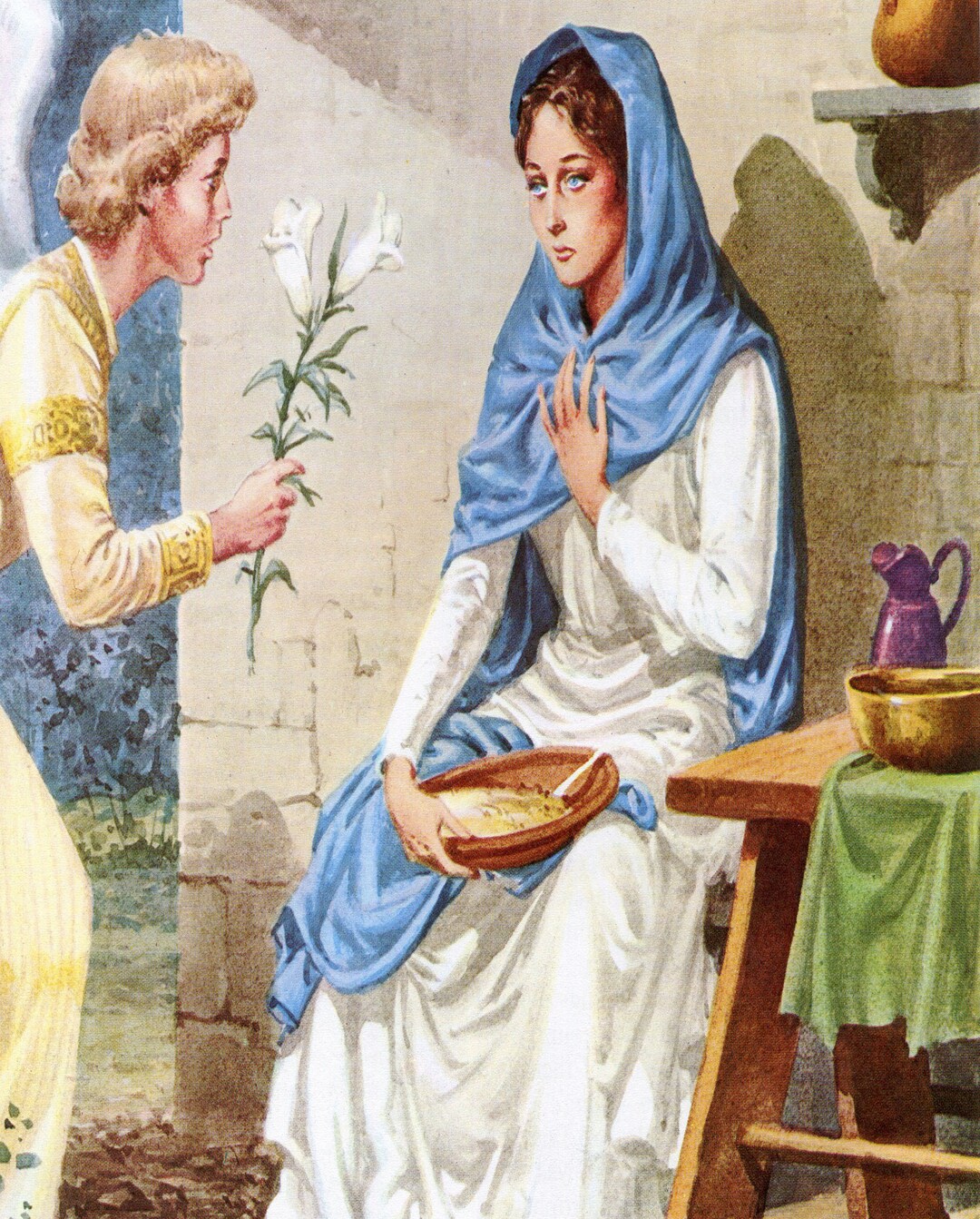 The Visitation 2T Catholic Picture Print - Etsy
