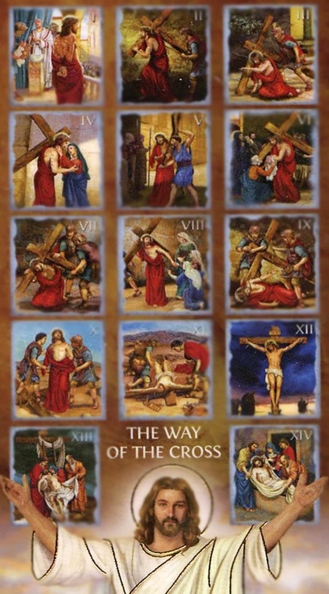 The Stations of the Cross A - Holy Card - Prayer Card -pack of 25 - Etsy