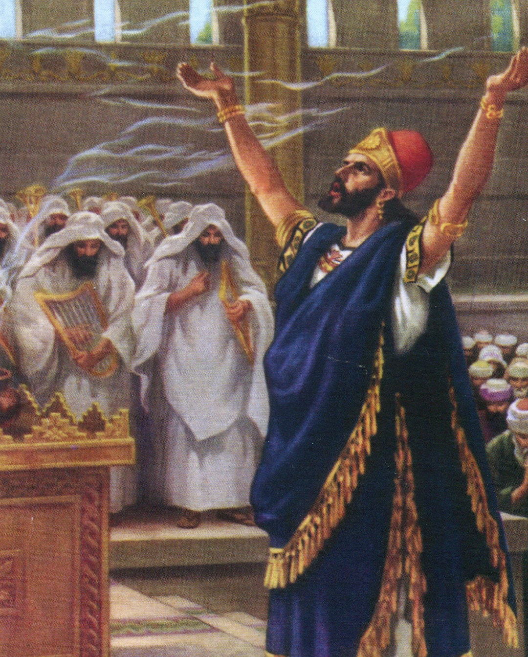 Solomon Prays for Wisdom C Catholic Picture Print - Etsy