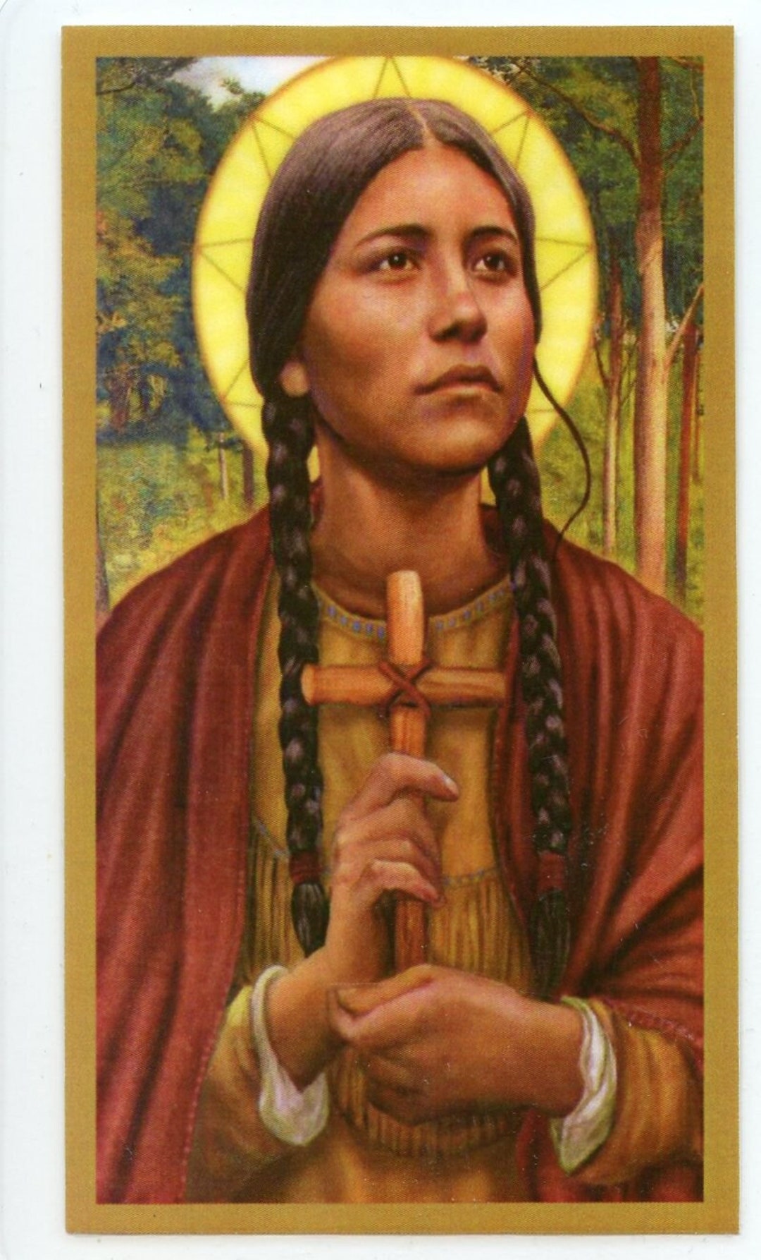 Prayer to St. Kateri Tekakwitha for Our Earth U - Holy Card - Prayer ...