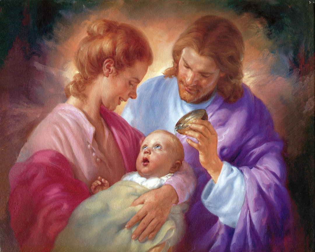 BAPTISM Catholic Picture Print - Etsy