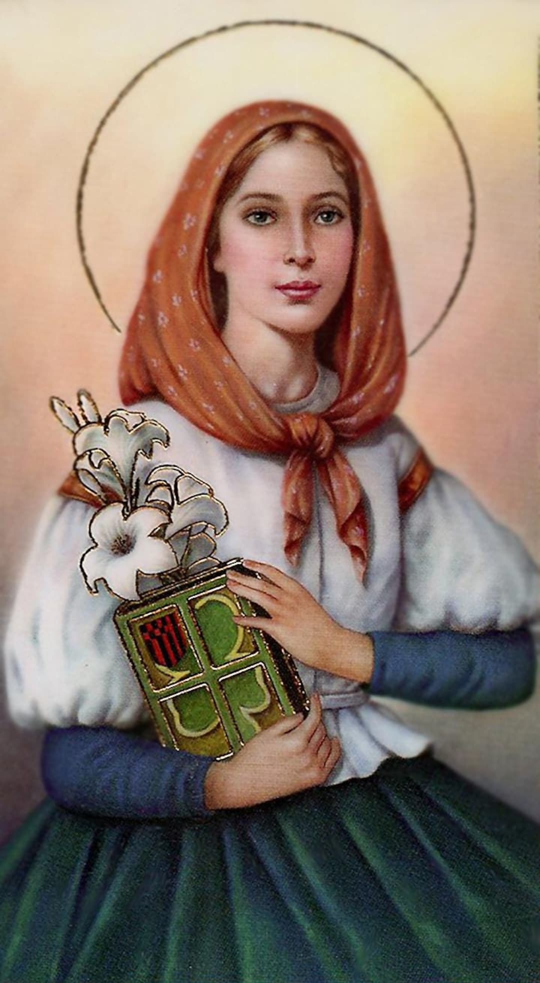 Prayer in Honor of St. Dymphna A - Holy Card - Prayer Card -pack of 25 ...