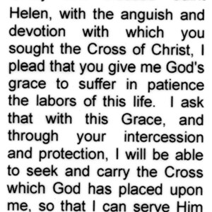 ST. HELEN - Relic Holy Card - Blessed by Pope Francis - Etsy