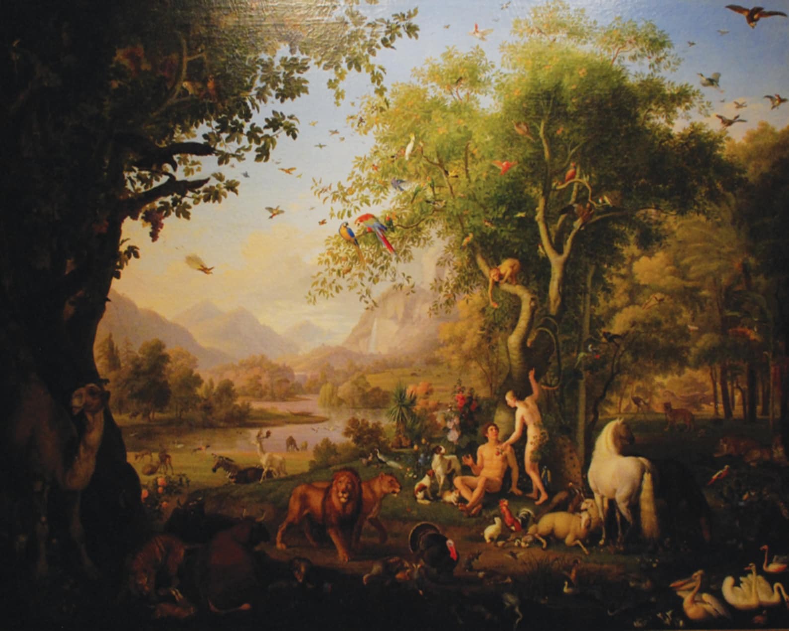 Adam and Eve 80 VA Catholic Picture Print - Etsy