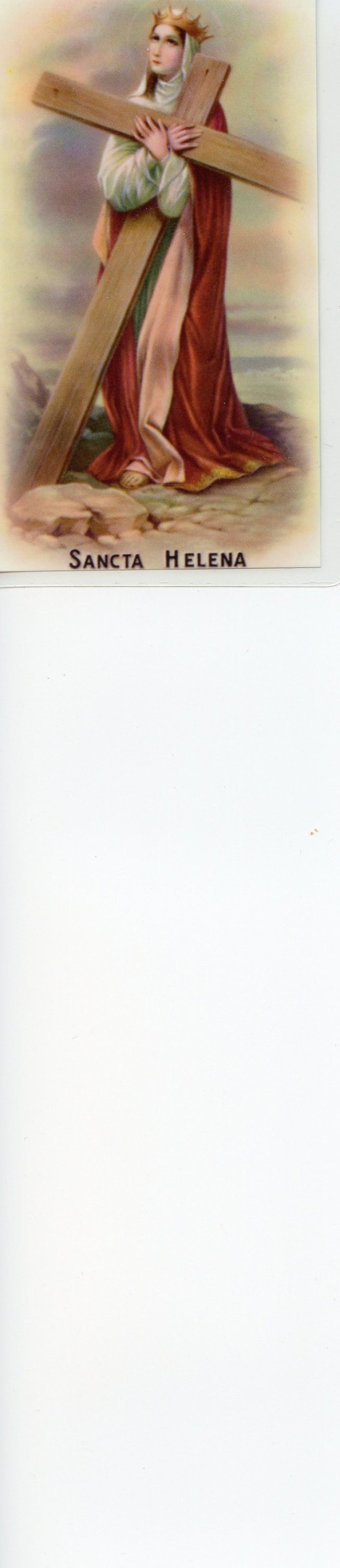 ST. HELEN Relic Holy Card Blessed by Pope Francis - Etsy