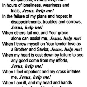 JESUS, HELP ME - Holy Card - Prayer Card -pack of 25 - Etsy