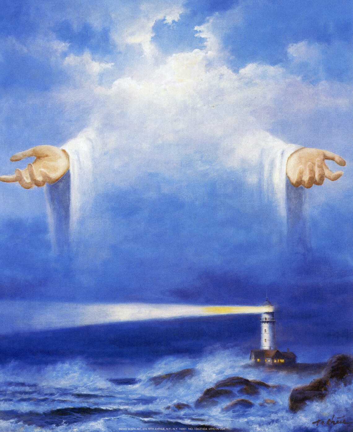 Guiding Light Catholic Picture Print - Etsy