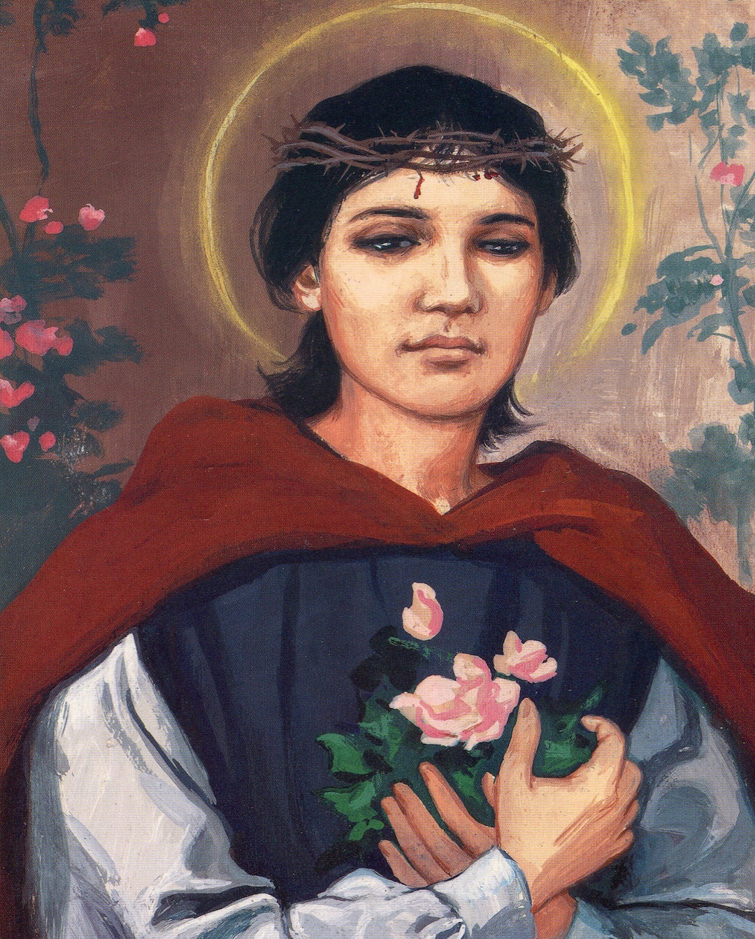 St Rose of Lima N Catholic Picture Print - Etsy