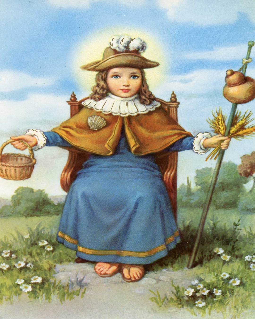 Nino De Atocha Cuadro católico Impresión - Etsy México